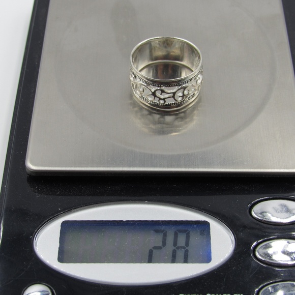 Jewelry | Vintage Size 625 Sterling Ornate Stylish Ring | Poshmark